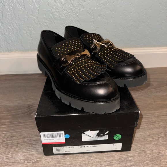 Shoes | Genuine Leather Made In Italy Chunky Loafers | Poshmark